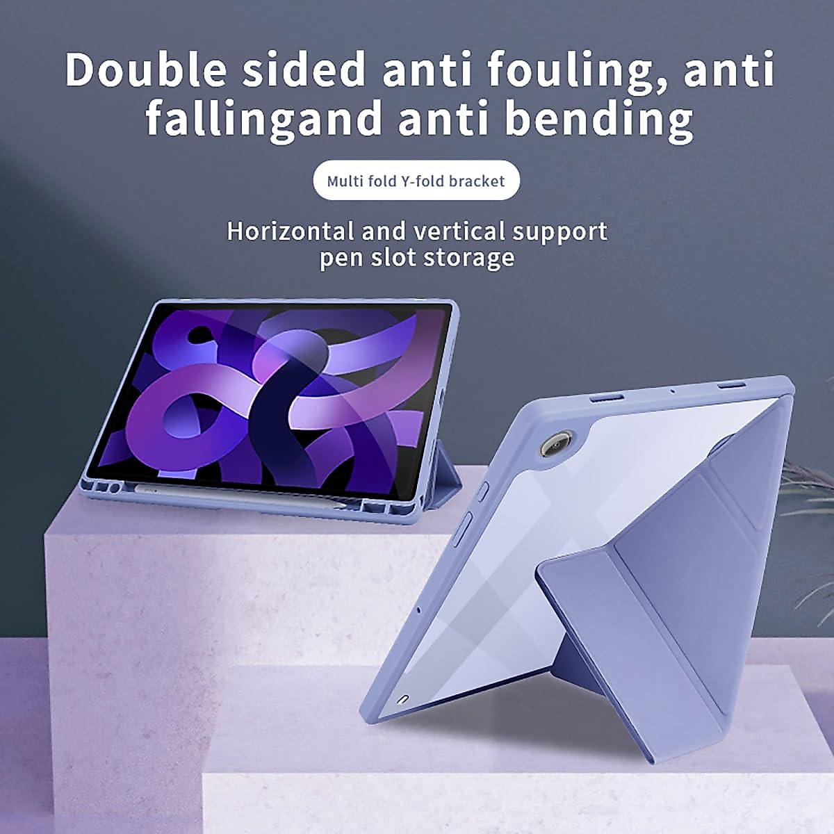Tablet PC Case Compatible With Samsung Galaxy Tab S8 Plus/S7 Plus 12.4 Inch SM-X800/X806/SM-T970/T975 Smart Tablet Cover Case,Slim Protective Folio Shell Cover,Could Multi-Angle Viewing TPU Leather Ca