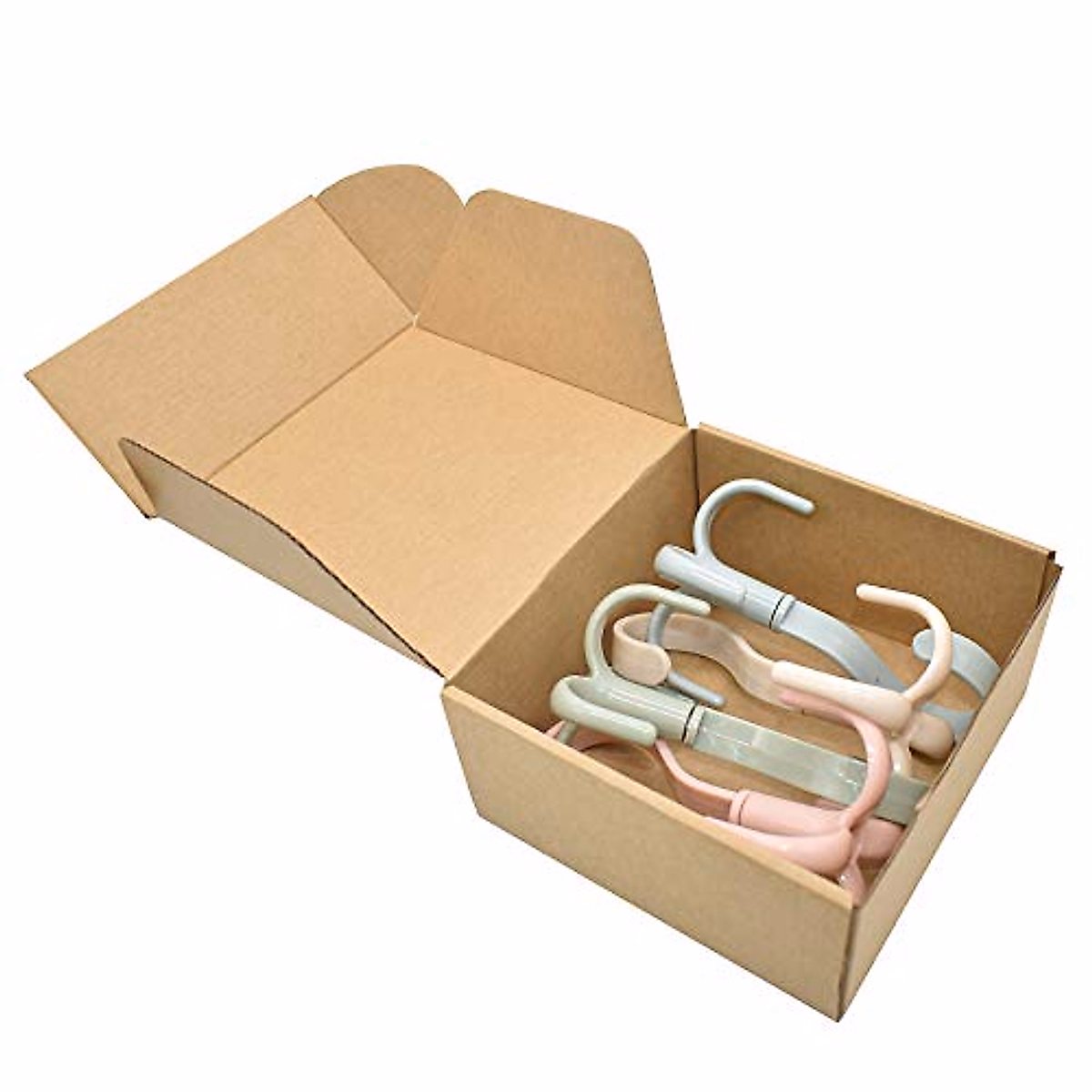 Closet Hanging Organizer Storage Purse Rack Handbag 360 Degree Rotating 4 Hooks for Belt Scarf Tie Rack Holder