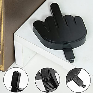 TOIVO Finger Hand Key Hanger for Wall，Funny Key Holder for Wall Funny Gift Idea，Middle Finger Keychain Ejects The Finger，for Doorway Wall Entryway Hallway Funny Office Wall Decorative