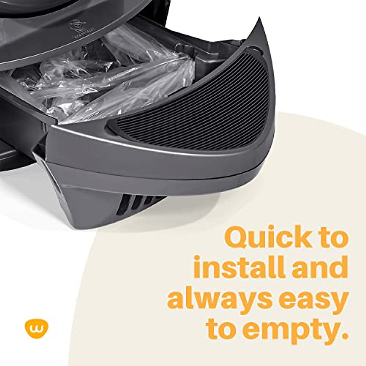 Litter-Robot Waste Drawer Liners by Whisker, 50 Pack - Litter Box Liner Bags, Custom Fit for Litter-Robot, 9-11 Gallons of Capacity