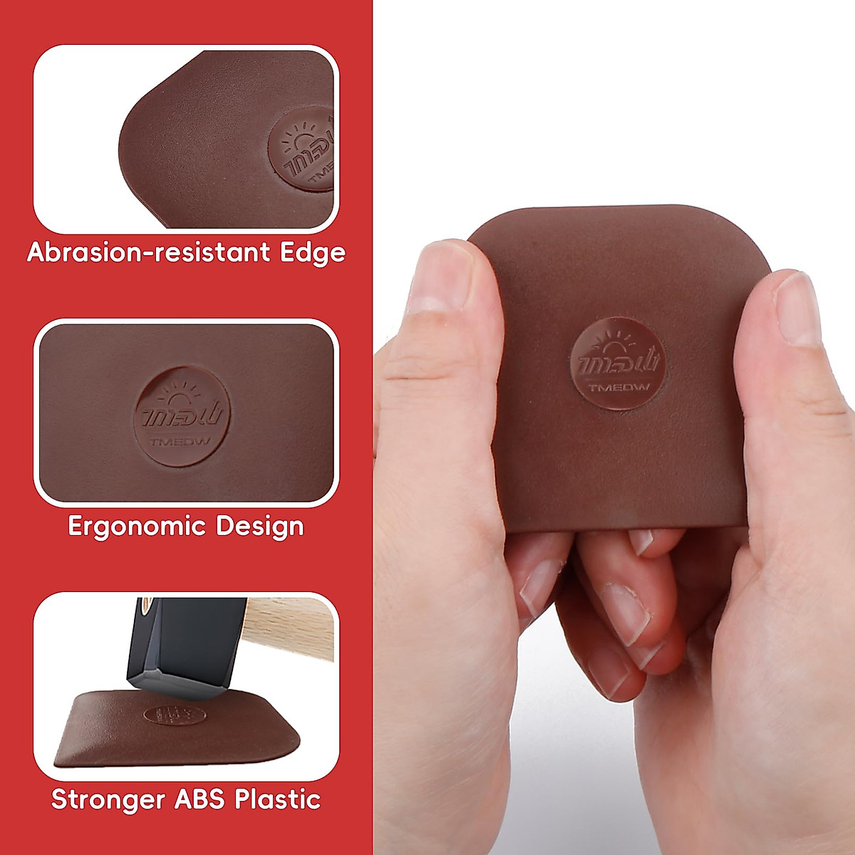 Pan Scraper, 10 Pcs Pot Scraper, Pan Scraper Plastic, Multifunctional Scraper Tool for Kitchen, Non-Slip, Food Safe, High Heat Resistant