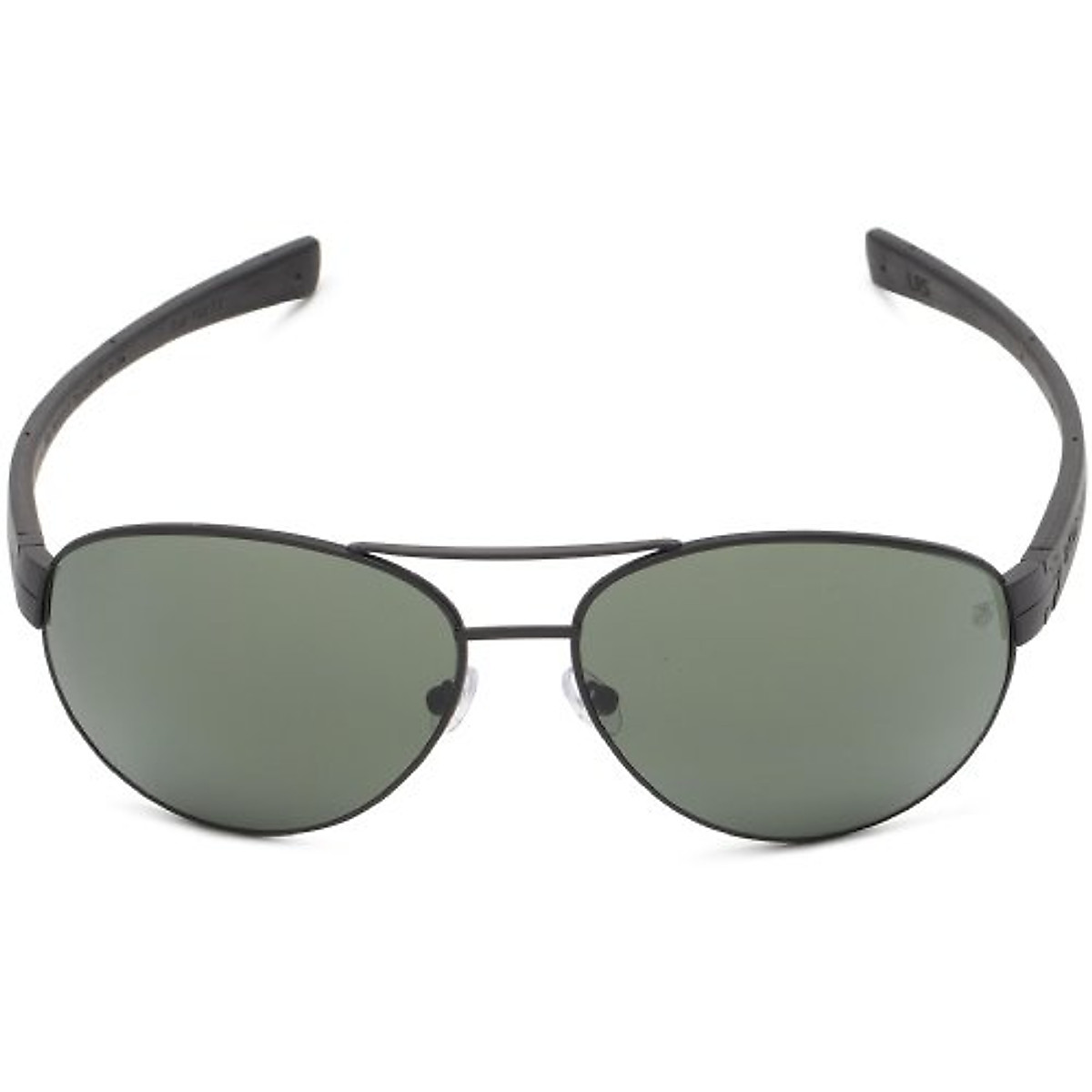 Tag Heuer LRS 253 301 Aviator Sunglasses, Black, 62 mm