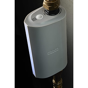 KOHLER H2Wise+ Smart Home Water Monitor and Automatic Shutoff Valve, Water Leak Detector and Water Usage Tracker,White