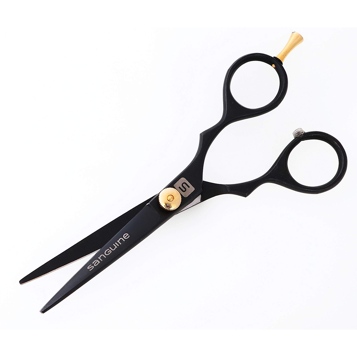 Professional Mustache Scissors, Beard Trimming Scissors, Japanese Moustache Scissors - Extremely Sharp - 5" (13cm) + Presentation Case, Comb and Tip Protector