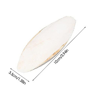 CYW 10pcs Natural Cuddle Bone 9-11cm Cuttlefish Bone Parrot Chew Toys Chewing Bird Food Calcium Pick Stone Bird Cuttlebone Toys