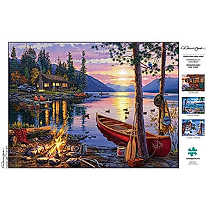 Buffalo Games - Darrell Bush - Canoe Lake - 1000 Piece Jigsaw Puzzle