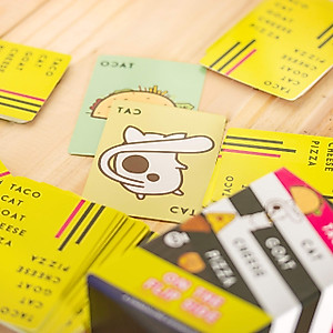 Dolphin Hat Games Taco Cat Goat Cheese Pizza On Flip Side, Party Board Game