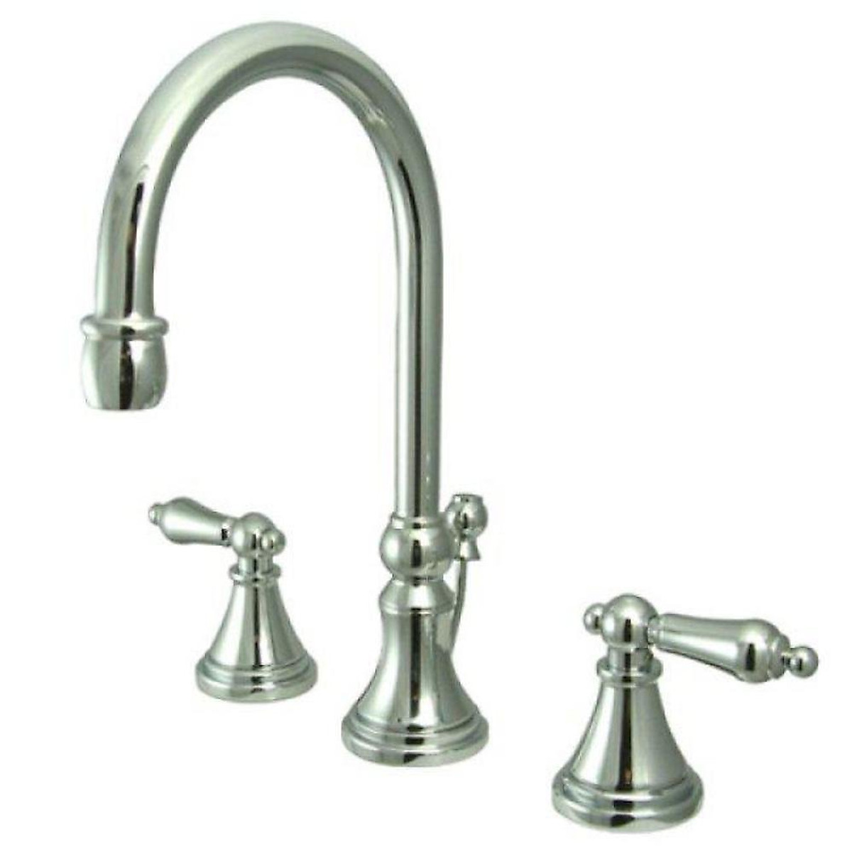 Elements of Design ES2981AL Widespread Lavatory Faucet with Brass Pop-Up, Polished Chrome