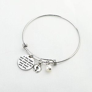 Gzrlyf New Mommy Bracelet New Mom Jewelry Pregnancy Gifts Mommy to Be Gifts A Tiny Angel Sent from Above has Come to Fill Your Heart with Love (Bracelet)