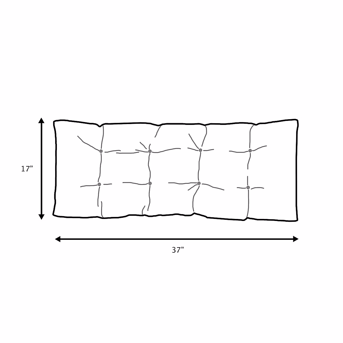 Sorra Home Plaid Bench Cushion, 37 in x 17 in x 2 in, Anderson Sea Salt