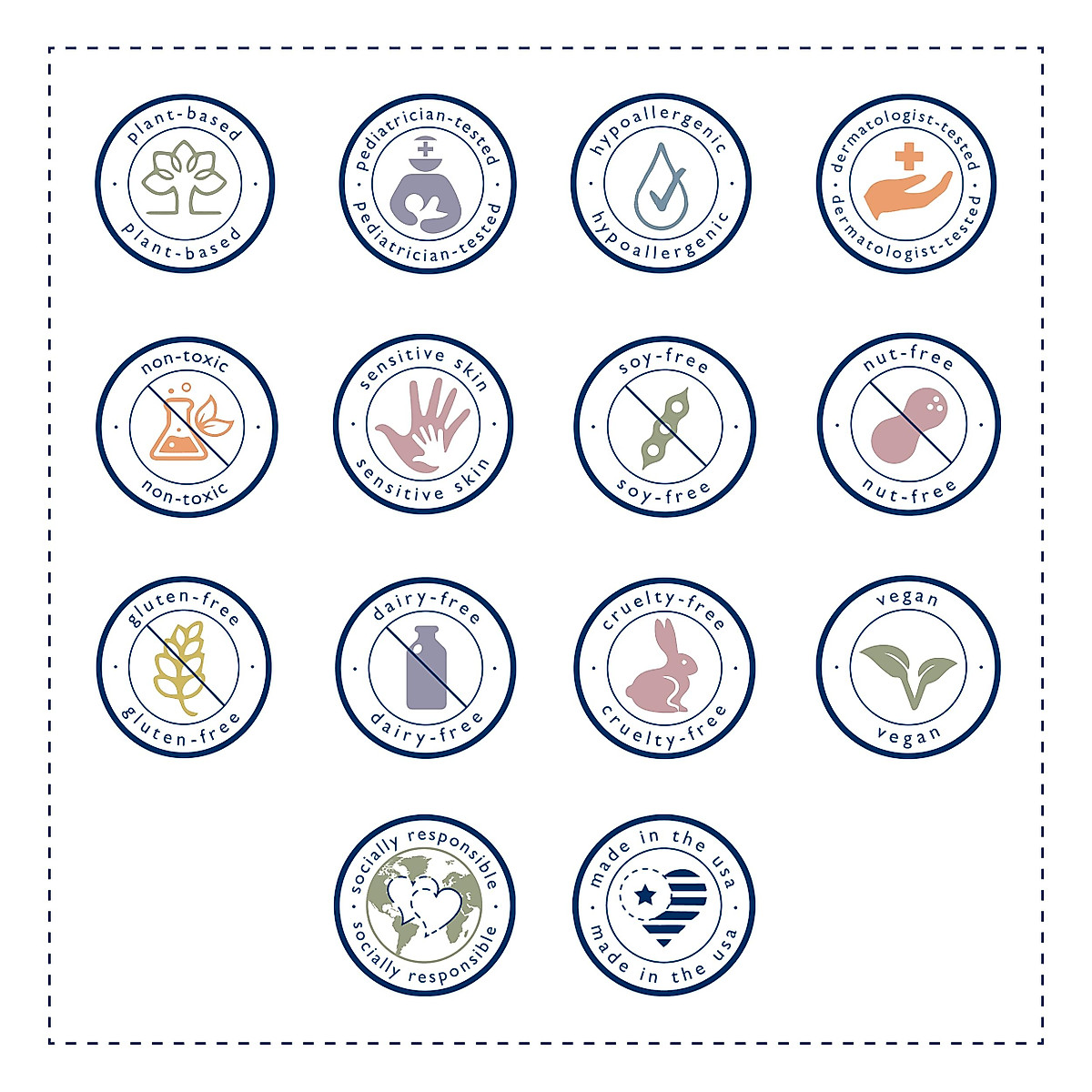 Noodle & Boo Ultimate Baby Body And Face Cleansing Cloths, Crème Douce 72 Count (Pack Of 1)