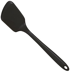 GIR: Get It Right - Premium Ultimate Silicone Spatula Turner - 12.6" x 3.0"x 0.7"- Seamless One Piece Design, Nonstick & Heat Resistant, Rubber Spatula, Baking & Cooking, BPA-Free - Black
