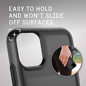 Pelican iPhone 11 Pro Case, Protector Series – Military Grade Drop Tested, TPU, Polycarbonate Protective Case for Apple iPhone 11 Pro (Black)