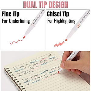 Mr. Pen- Double Tip Highlighters, Fine & Chisel Tip, Neon and Pastel Colors, 8 Pack, Highlighters, Highlighter markers, Planner Markers, Highlighters for Bible Journaling, Highlighter Pens