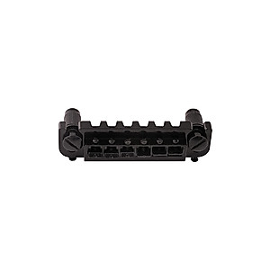 Bogart Adjustable Wraparound Guitar Bridge Combined bridge Tailpiece Compatible with Les Paul LP SG Style Electric Guitar Black. LYBM 004-Black
