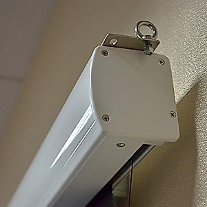 FMOGE 16:9 4k Motorized Tensioned Projector Screen Black Crystal ALR Projection Screen for Your Home Theater (Size : 133 inch)