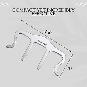 Performore Metal Sheet Music Book Clip and Page Holder for Sheet Music Stand, Piano, Book, Keyboard, Musician, Nickel Plated Bookmark with Velvet Storage Carrying Bag Included (1 Pack)