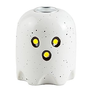 Mud Pie Led Taper Holder, Ghost; 2.56" x 3.15"