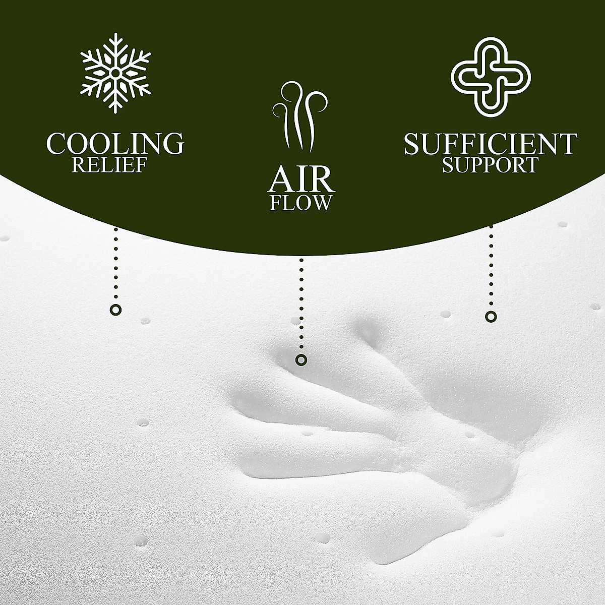 Modera Baby Crib Topper | Organic Cotton Mattress Pad for Standard Baby Crib & Toddler Bed with Washable Waterproof Protector Cover, Soft Ventilated Foam Padding & Nonslip Gripped Bottom | 52”x27”x2”