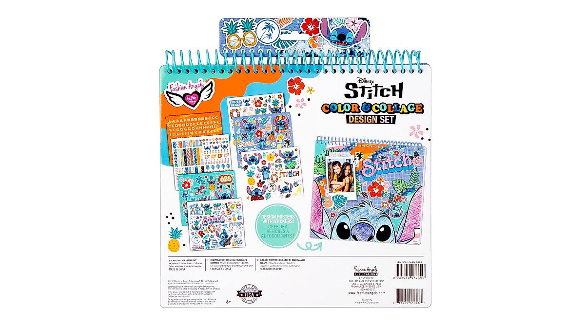 Disney Stitch Color & Collage Set - Unleash Creativity