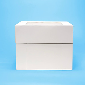 GylSun 3 sets Cake Boxes 10x10x8 inches with Boards Bakery Boxes for Cakes