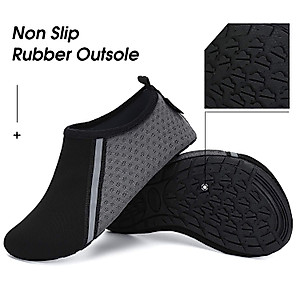 Mens Womens Quick Dry Water Shoes Barefoot Aqua Socks Beach Swim Diving Surf Kayaking Yoga Trip Outdoor Exercise