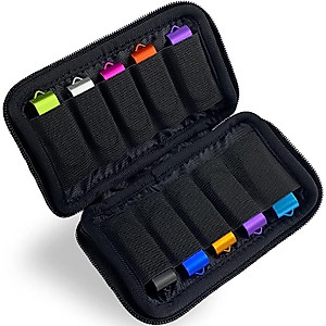 4GB USB Flash Drives 10 Pack and USB Case of 10 Slots Bundle USB Holders to Organize 10 Thumb Drives 4 GB