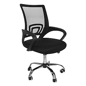 Executive Computer Office Home Task Adjustable Swivel Chair Stool with Arms,Breathable Mesh,Adjustable Height,Ergonomic Lumbar Support(Ship from US!)