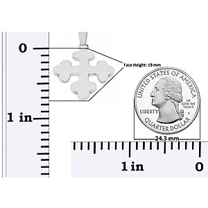 CloseoutWarehouse Sterling Silver Botonnee Cross Pendant