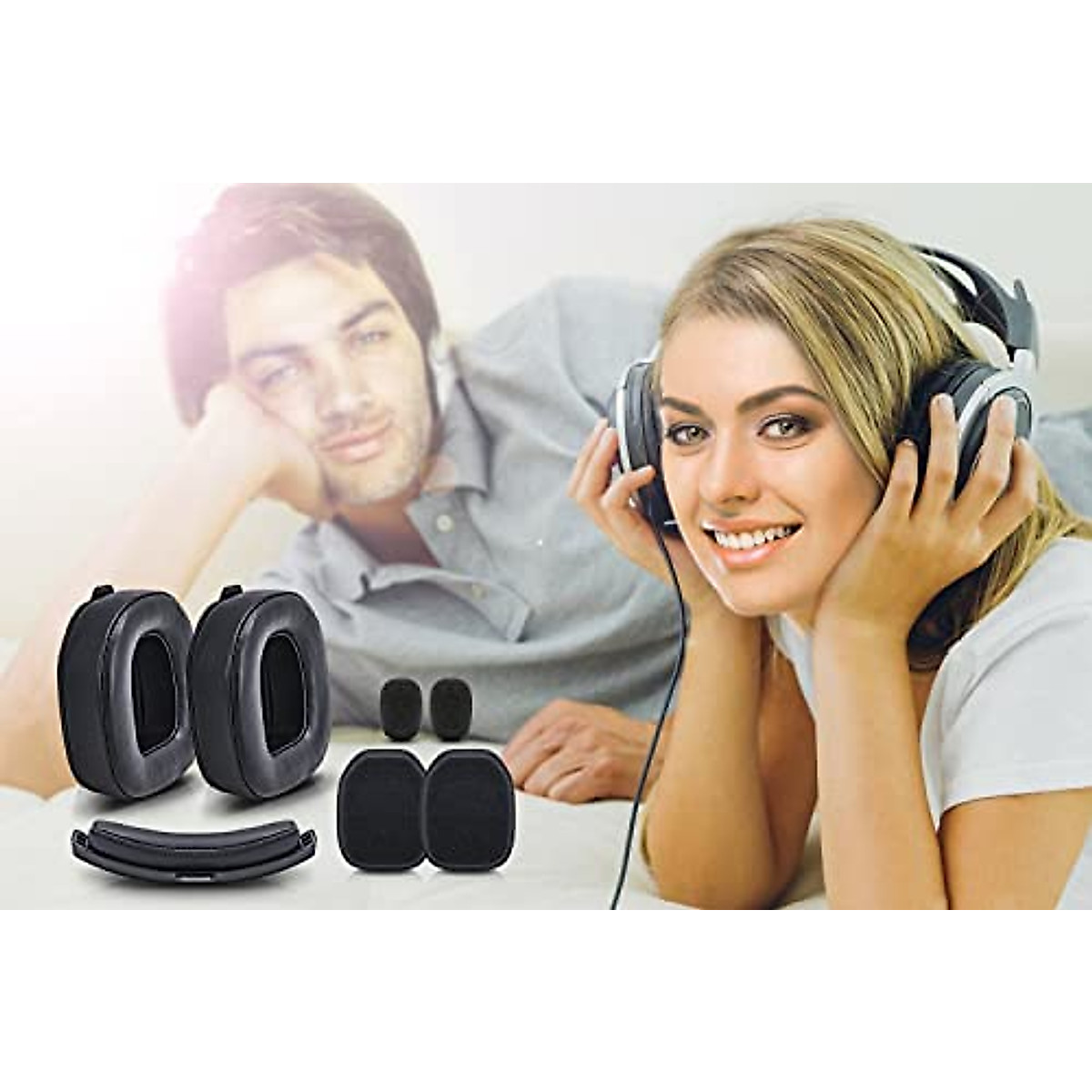 A50 Mod Kit Gen 4 - Ear Cushion Compatible with Astro Gaming A50 Wireless Headset - Headband/Microphone Foam/Ear Pads I Not Work with GEN 3