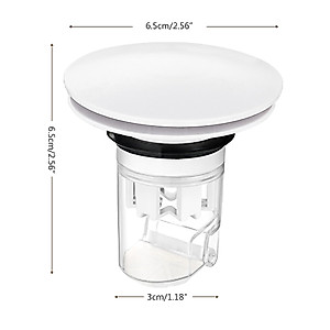 HUIFACAI Professional Shower Drain Hair Catchers Bathtub Stopper Bathroom Sink Stopper Drain Plug Suiatble for Bathroon Kitchen Bathtub Stopper