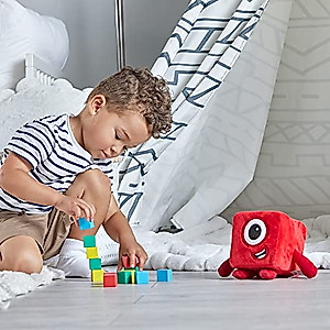 hand2mind Numberblock One Plush, Numberblocks Plush, Numberblocks Toys, Cute Plushies, Plush Toys, Cute Stuffed Animals, Preschool Toys, Sensory Toys, Imaginative Play Toys (7 in.)