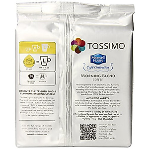Tassimo Maxwell House Cafe Collection Mild Morning Blend Coffee 14-Count (Pack of 2)