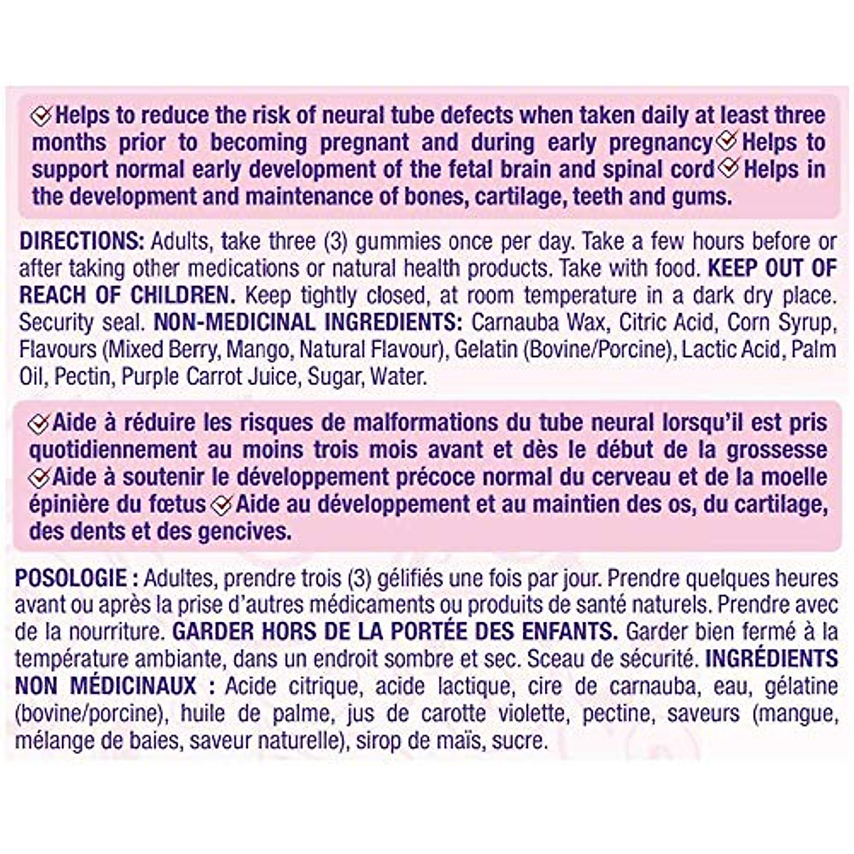 Nature's Bounty Prenatal Gummies, 60 Gummies