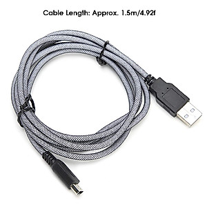 Charging Cable Small Size 1.5M Charging Cable for 3DSXL