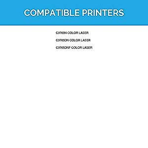 LD Products Compatible Toner Cartridge Replacements for 331-8429 W8D60 Extra High Yield Dell Color Laser C3760 C3765 C3760dn C3760n C3765dnf Printers (Black, 2-Pack)