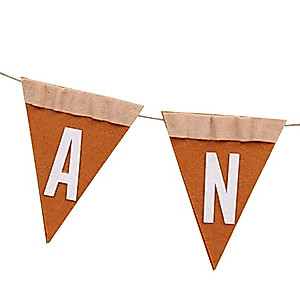 Felt Pumpkin Pie Thankful Banner - Thanksgiving Decorations, Pumpkin Spice Garland, Thankful Banner for Mantle, Fall decorations for home