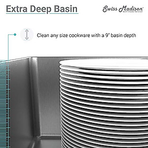 Ouvert 33 x 22 Stainless Steel, Dual Basin, Top-Mount Kitchen Sink