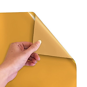 Siser EasyWeed Heat Transfer Vinyl 11.8" x 2FT Roll - Compatible with Siser Romeo/Juliet & Other Professional or Craft Cutters - Layerable - CPSIA Certified (Mustard - HEX #DF9522)