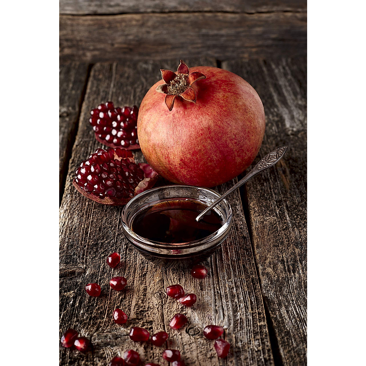 OFLORALE Pomegranate Molasses, 12.35 oz, 100% Natural, No Added Sugar, for Glazing, Dressings and Marinades