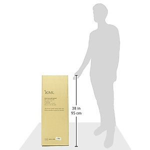 DMI Step Stool with Handle and Non Skid Rubber Platform, Lightweight and Sturdy Stool for Seniors, Adults and Children, Holds up to 300 Pounds with 9.5 Inch Step Up, 17.3"D x 12.3"W x 34"H, Chrome