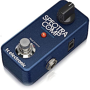 TC Electronic SPECTRACOMP BASS COMPRESSOR Ultra-Compact Multiband Compression Pedal for Bass with Built-In TonePrint Technology