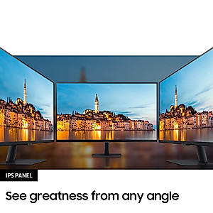 Samsung Business S70A Series 32 Inch 4K UHD 3840x2160 Computer Monitor, VA HDR10, Pivot Stand, DisplayPort, HDMI, Headphone (S32A704NWN) (Renewed)