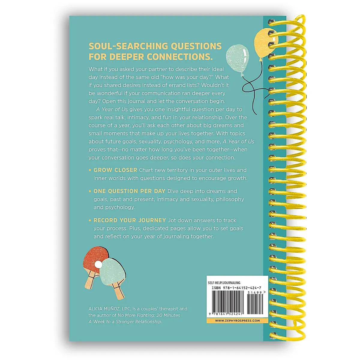 A Year of Us: A Couples Journal: One Question a Day to Spark Fun and Meaningful Conversations