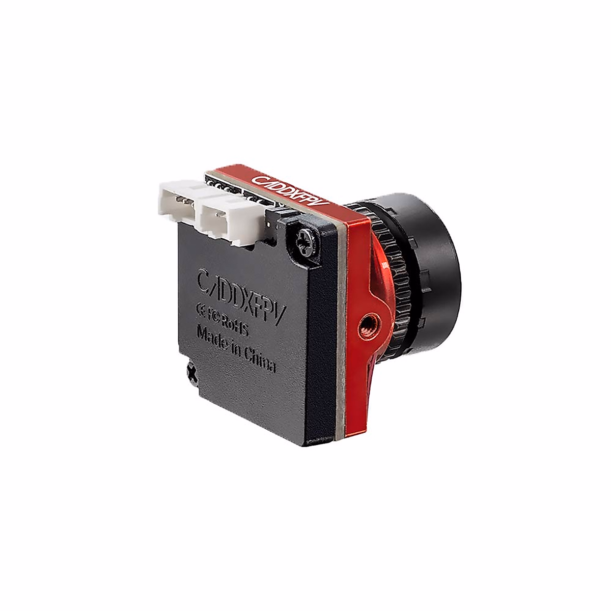 Caddx Ratel 2 FPV Camera 1200TVL NTSC/PAL 16:9/4:3 Switchable 1.66mm/2.1mm Lens Super WDR FPV Micro Camera for FPV Racing (Red)