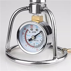 Hand Popcorn Maker, Mini Popcorn Popper 304 Stainless Steel Pellet Amplifier Hot Air Popcorn Machine Chinese Traditional Old-Fashioned Pop Corn Machine, for Home Party