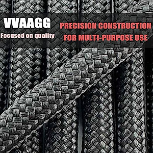VVAAGG 550 Paracord 100FT, Strong Heavy-Duty Rope, Tactical Parachute Cord, Outdoor Camping Gear Tent Rope 4mm