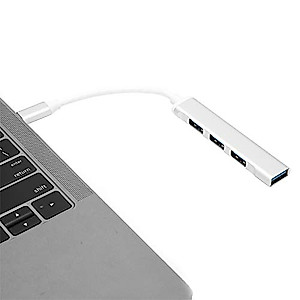 USB C Hub, 4 in 1C to USB OTG Hub Adapter, Portable Docking Station with USB 3.0 & USB 2.0, Multiport Splitter Compatible with Windows XP/Vista/7/8/10/OS/X
