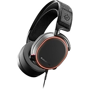 steelseries Arctis Pro High Fidelity Gaming Headset - Hi-Res Speaker Drivers - DTS Headphone:X v2.0 Surround for PC (Renewed)