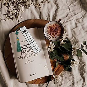 Warehouse No.9 May You be Proud of The Work You Do, The Person You are and The Difference You Make, Inspirational Metal Bookmark with Tassel